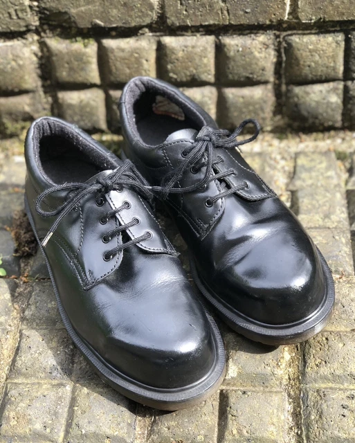 DR MARTENS DOCTOR Doc Work Shoes Steel Toe Cap Industrial England UK8 ...