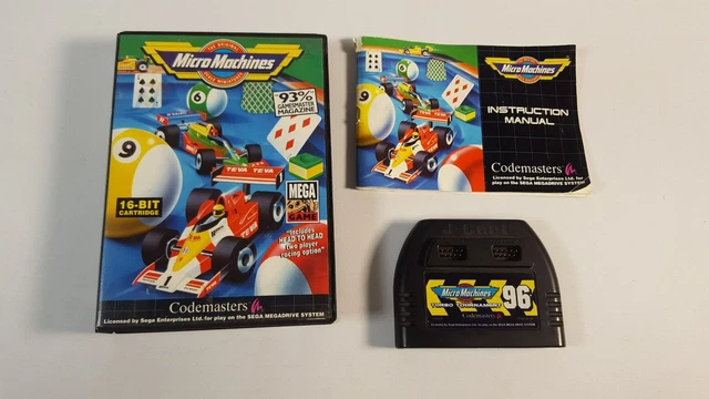 MICRO MACHINES SEGA Mega Drive Genesis UK Game Boxed Tested Working ...