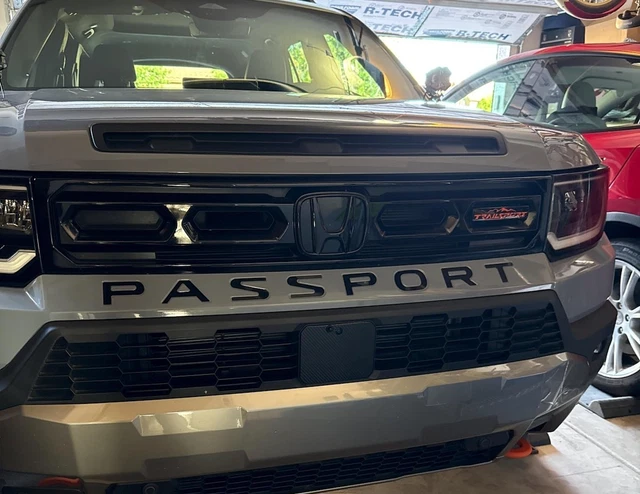 HONDA PASSPORT 2026+ Front Bumper/Grill Letter Inserts Vinyl Decal ...