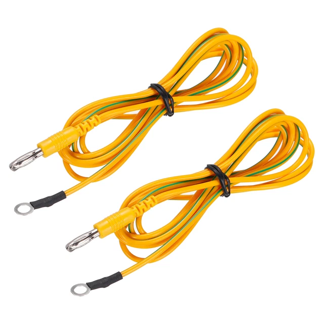 ESD GROUNDING CABLES, 1.8m/71" Anti-Static Ground Cable Yellow, Pack of ...