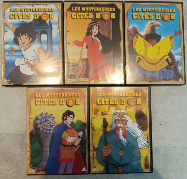 LES MYSTÉRIEUSES CITÉS d'or Lot de 5 dvd l'intégrale en 39 épisodes EUR ...