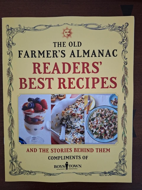 THE OLD FARMERS Almanac Reader's Best Recipes ~ Boys Town 2025 £1.50 ...