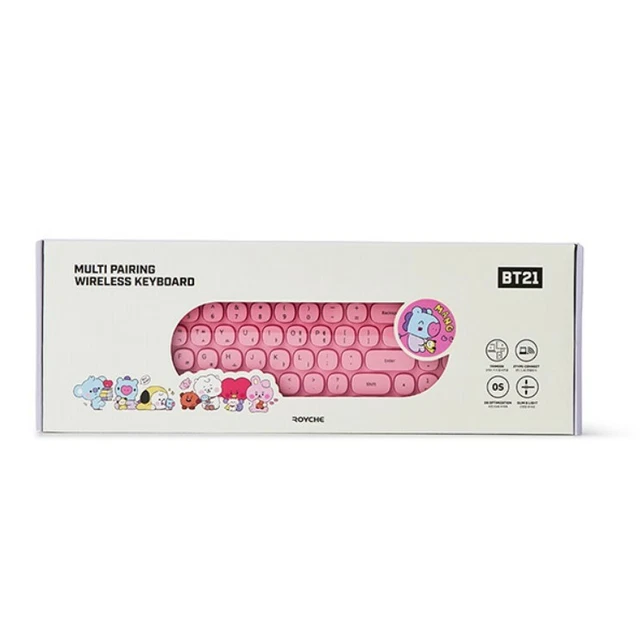 BT21 MANG MULTI Pairing Wireless Keyboard Official Authentic BTS ...