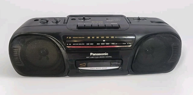 PANASONIC RX-FS430 AM/FM stereo radio lettore/registratore cassette ...