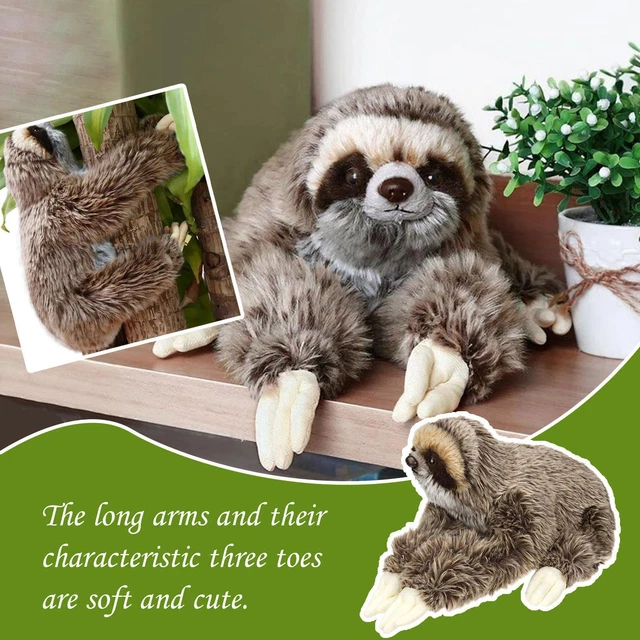 35CM SOFT PLUSH Sloth Stuffed Sloth Toy Sloth Critters Plush Sloth Toy ...