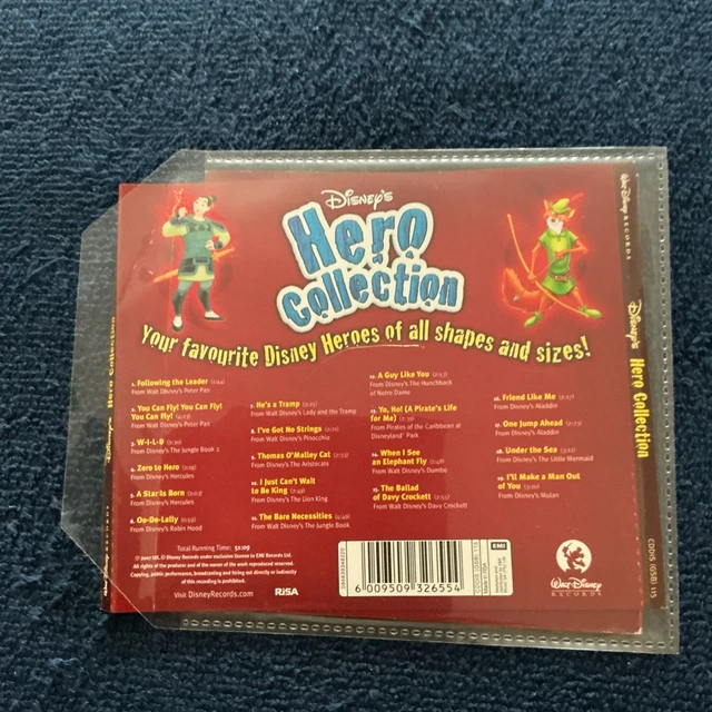 DISNEY HERO COLLECTION - Original CD Album & Inserts *1667 £3.35 ...