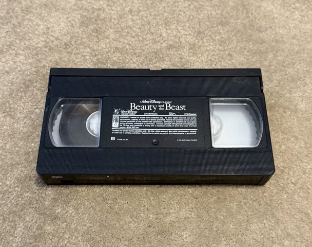 BEAUTY & THE Beast (VHS, 1992) Walt Disney Classic Collection - VHS ...