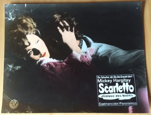 SCARLETTO - SCHLOSS DES BLUTES Horror Mickey Hargitay Aushangfoto #22 ...