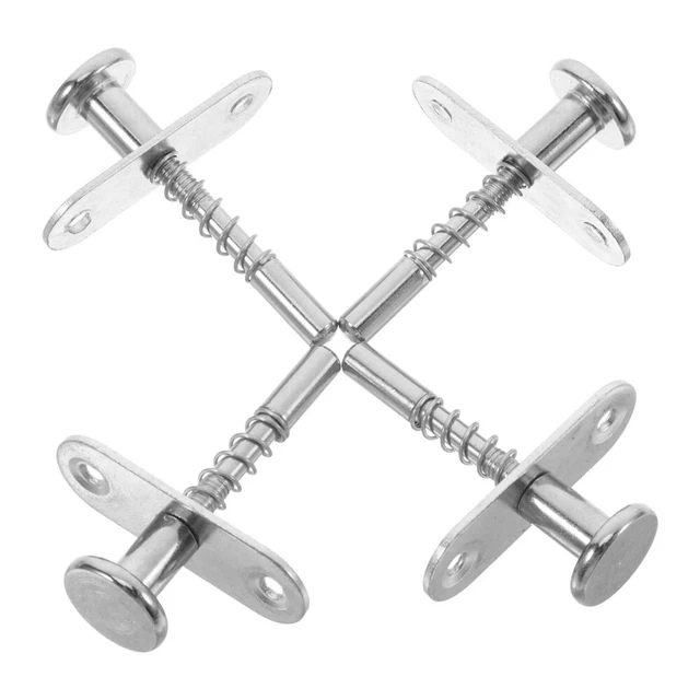 4PCS HEAVY DUTY Stainless Steel Spring-Loaded Plunger Latches Spring ...