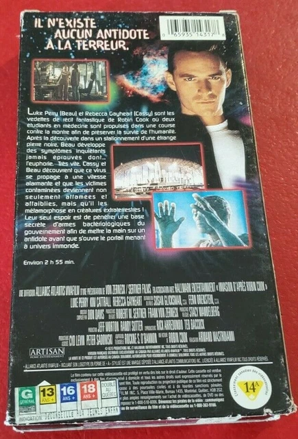 *RARE VHS FRENCH Movie Invasion - Luke Perry, Kim Cattrall $19.99 ...
