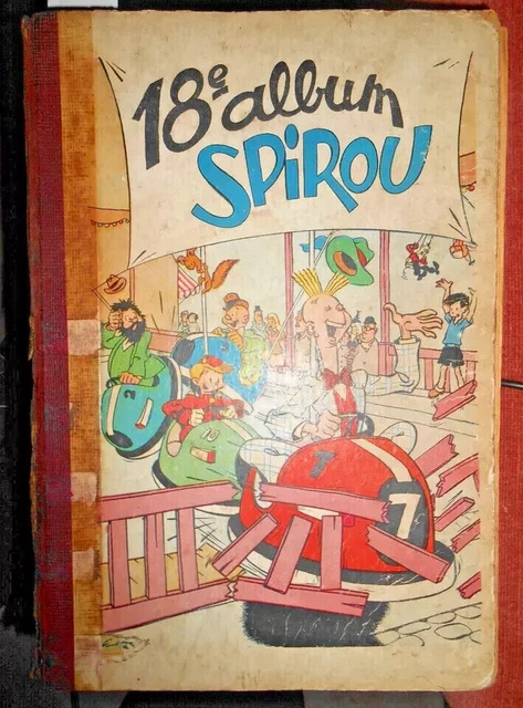 LIVRE RELIURE ALBUM spirou n 18 bd anné 1946 bon état journal ancien complet EUR 120,00 ...