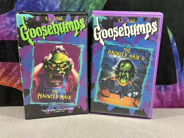GOOSEBUMPS VHS THE Haunted Mask Part 1 And 2 - In Clam Shell Case READ ...