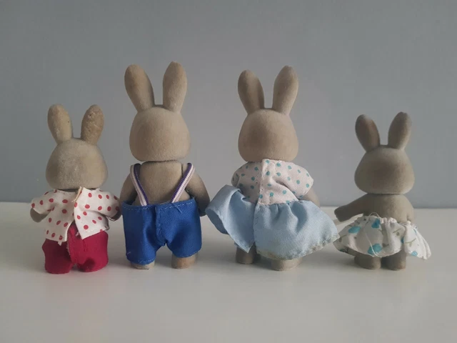 TONKA MAPLE TOWN - Grey Rabbit Family. Vintage 80s Toy. Retro Toy ...