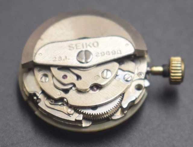 SEIKO 2949 MECHANICAL Non Working Wrist Watch Movement For parts O ...