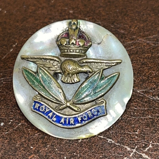WW1 WW2 RAF Wings Mother Of Pearl Sweetheart Brooch Pin Badge £10.00 ...