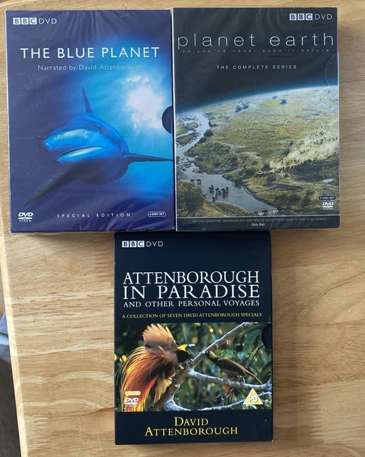 DAVID ATTENBOROUGH BOX Set DVD Bundle, Planet Earth, Blue Planet, In Paradise EUR 10,48 ...