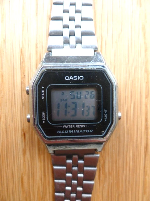 WOMAN'S CLASSIC CASIO Watch. Illuminator Model LA680WE 3284 £8.00 ...