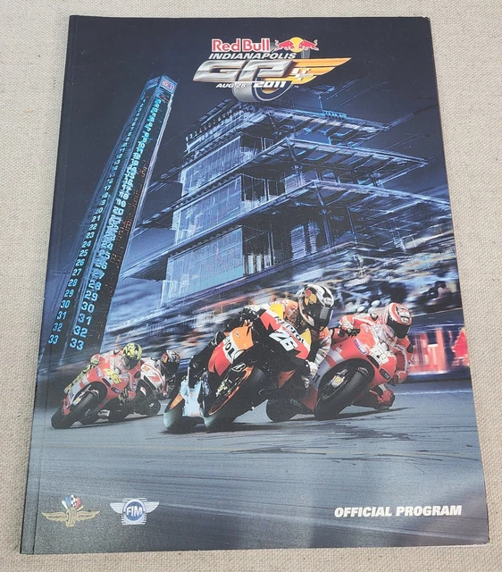2011 RED BULL Indianapolis GP Official Program MotoGP Motorcycle Race £ ...