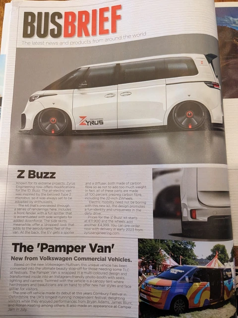 VW BUS CAMPER Magazine Issue 126 November 2022 RARE in USA EUR 2,15 ...