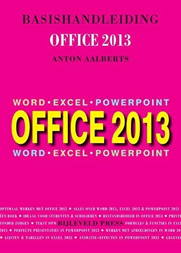 BASISHANDLEIDING OFFICE 2013: Word en Excel en Powerpoint EUR 54,99 - PicClick FR