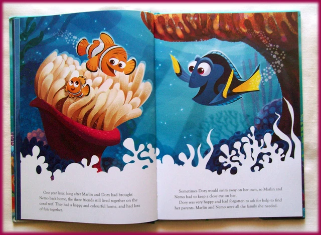 DISNEY PIXAR - FINDING DORY Story Book - Hardcover 68 Bright Pages NEW ...