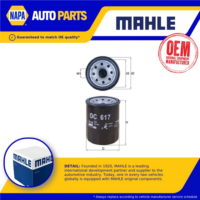 OIL FILTER FITS HONDA S2000 AP, AP1 2.0 2.2 1999 on Mahle 04154PR3E00 ...