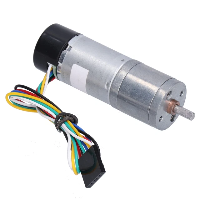 DC GEARED MOTOR With Encoder Speed Measuring Feedback DC12V 280RPM $12. ...