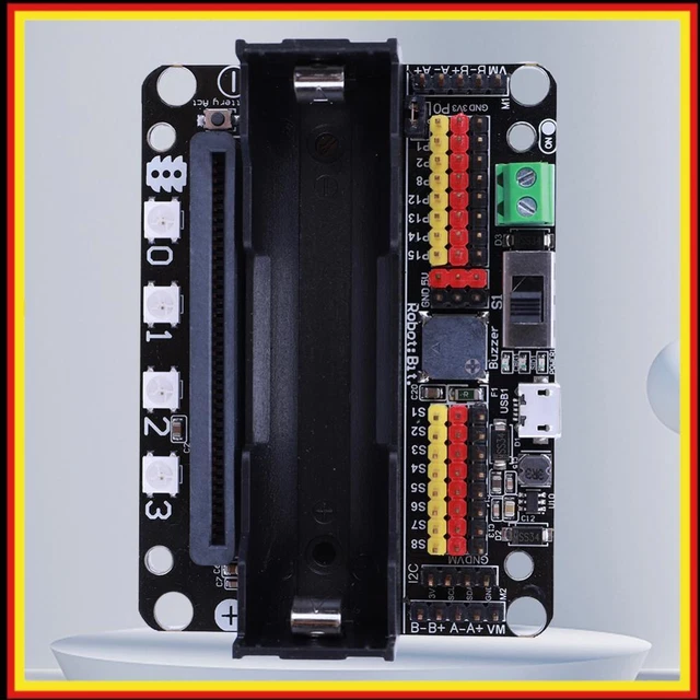 DURABLE MICRO:BIT EXPANSION Board I2C IIC Ports Robotbit V2.0 Python Programming EUR 12,49 ...