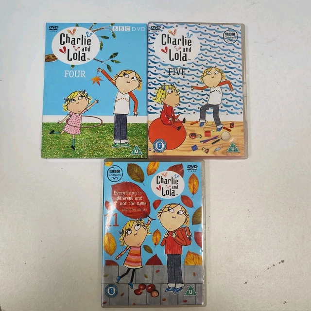 CHARLIE AND LOLA bundle x3 Series 4,5,11 dvds 3 discs Cartoon £9.99 ...