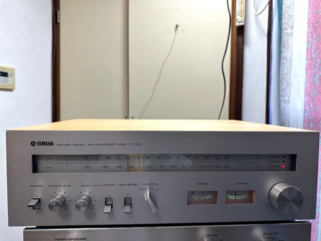 YAMAHA CT-800 NATURAL Sound AM/FM Stereo Tuner Receiver Tested Working ...