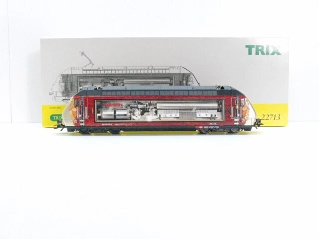 TRIX H0 22713 E-Lok Re460 033-4, SBB, DC, Licht, DSS, NEM, NEU in OVP ...