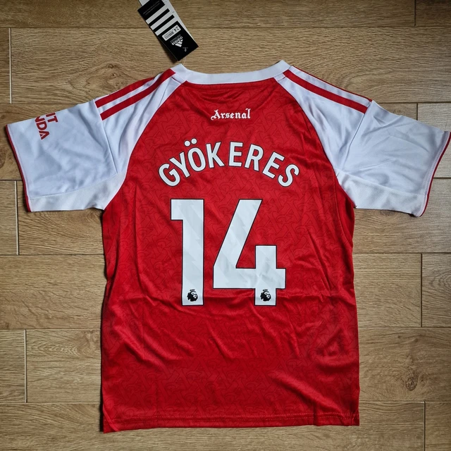 ARSENAL GYOKERES HOME Kids Full Kit 2025 - 26. Size 24. 8 - 10 Years ...