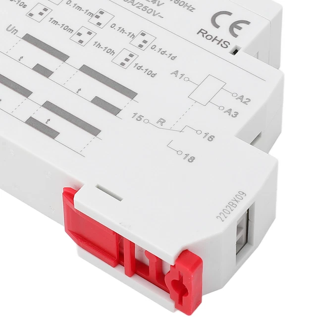 TIME RELAY MULTI-FUNCTIONAL Relay Switch With LED Indicator AC230V Or ...