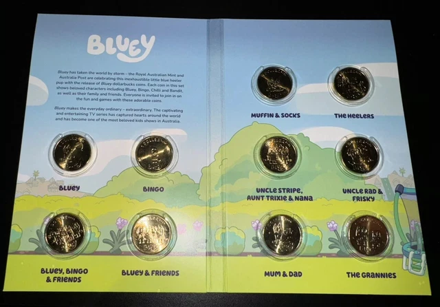 BLUEY COIN SET 2024 Can Post International $54.72 - PicClick CA