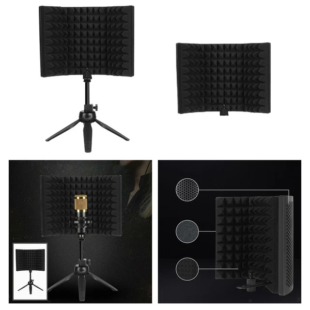 MICROPHONE ISOLATION SHIELD Studio Recording Support antichoc pour ...