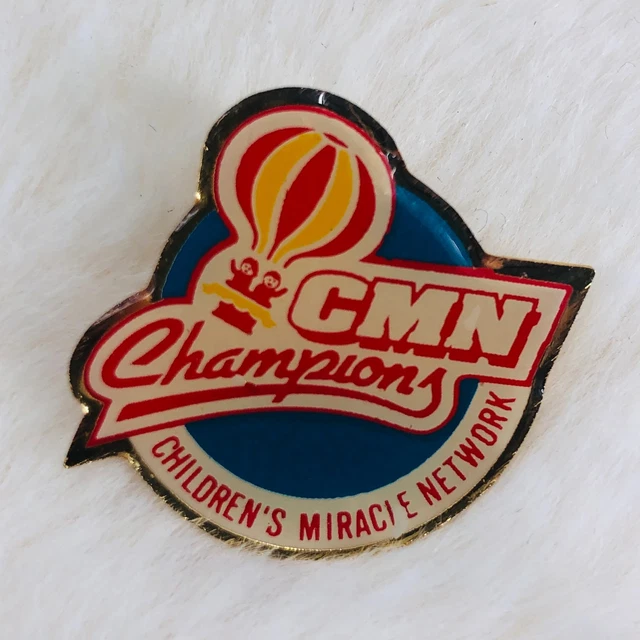 CHILDRENS MIRACLE NETWORK CMN Champions Hot Air Balloon Enamel Lapel ...