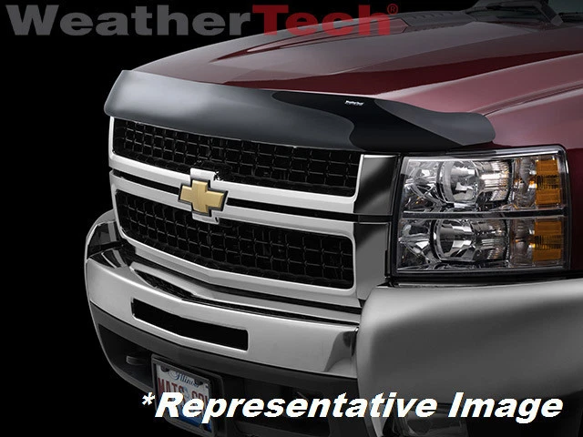 WEATHERTECH STONE & Bug Deflector Hood Shield for Silverado 2500/3500 ...