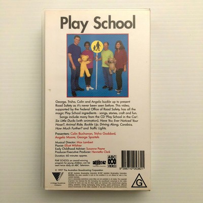 PLAY SCHOOL: ON The Move. VHS Video Tape ABC Kids TV 1997 Colin ...