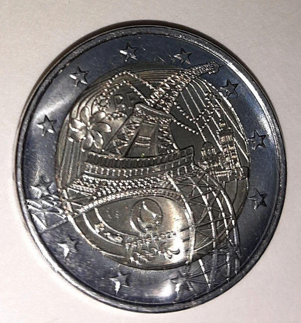 PIÈCE DE 2 Euros JO Paris 2024 Commémorative Neuve Qualité impec EUR 9,00 - PicClick FR