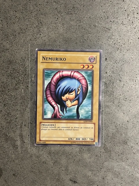 CARTE CARD YU-GI-OH Konami 1996 Edition Nemuriko LDD-F009 Très Bon État PSA Fr EUR 1,90 ...