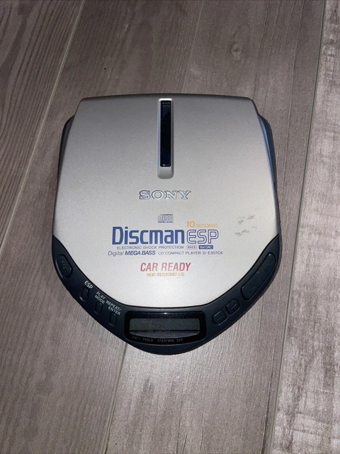SONY DISCMAN WALKMAN D-E307CK ESP Mega Bass Car Ready Portable CD ...