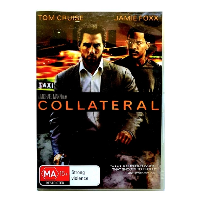 COLLATERAL DVD 2004 Action Thriller, Tom Cruise, Jamie Foxx, Region 4, Free Post $7.88 - PicClick AU