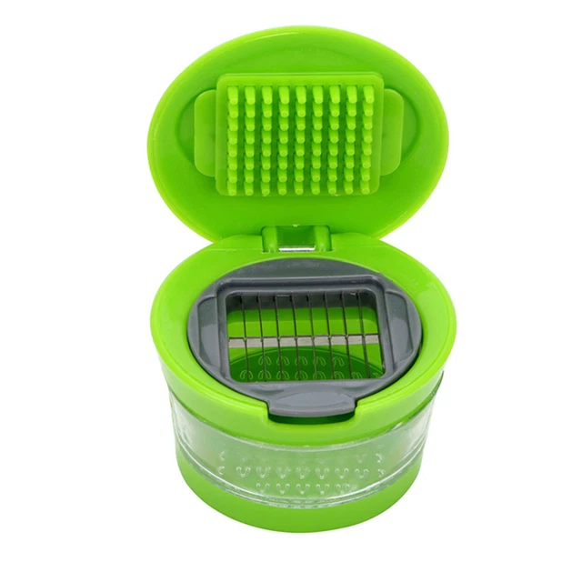 PRESSING VEGETABLE ONION Garlic Food Slicer Chopper Cutter Kitchen ...