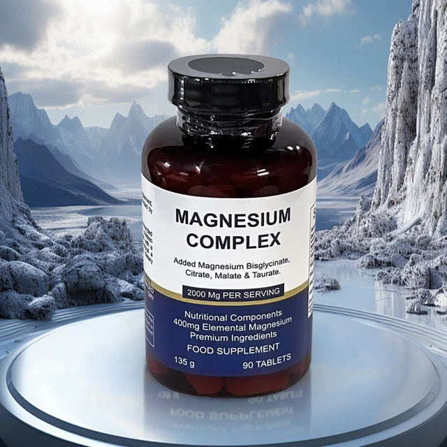 MAGNESIUM GLYCINATE 4-IN-1 Complex 2000mg - High Strength Magnesium ...