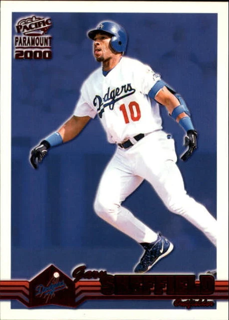 2000 PARAMOUNT RUBY Los Angeles Dodgers carte de baseball #122 Gary ...