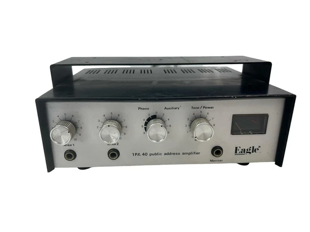 1970'S EAGLE INTERNATIONAL TPA 40 Public Address Amplifier £33.75 ...