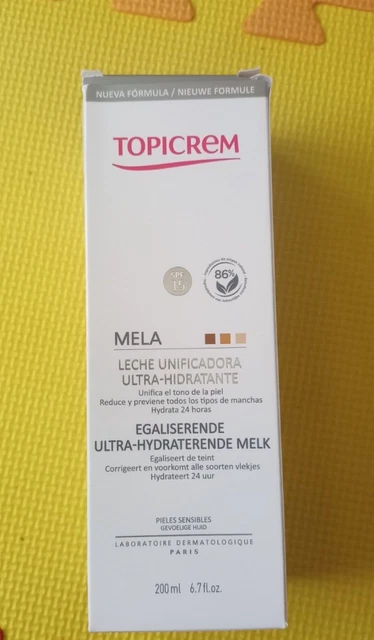 TOPICREM MELA LIGHTENING Ultra moisturizing milk lightens unifies brown ...
