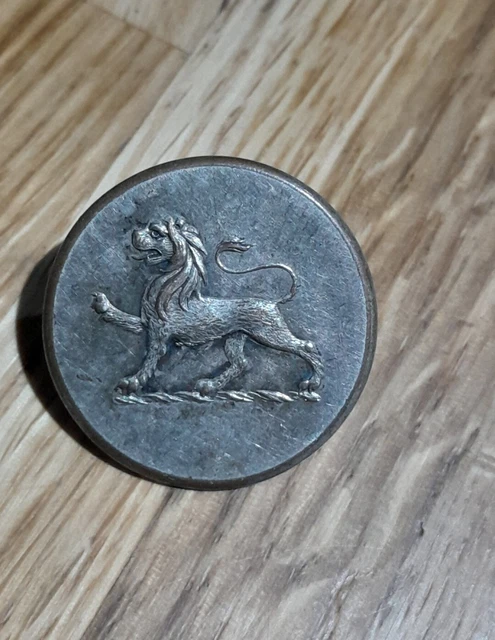ANTIQUE LIVERY BUTTON lion passant mid 1800's Bullivant £15.00 ...