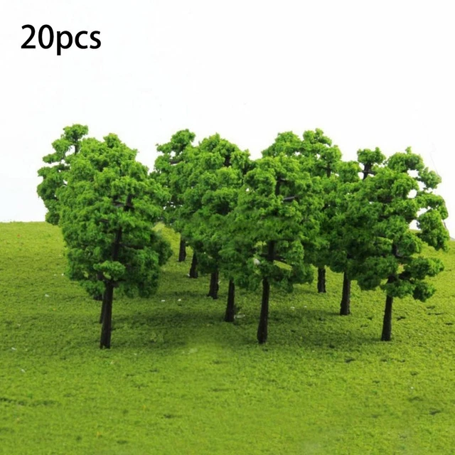 CR ER UN ENVIRONNEMENT naturel avec 20 arbres mod les pour diorama train chemi EUR 10,02 ...