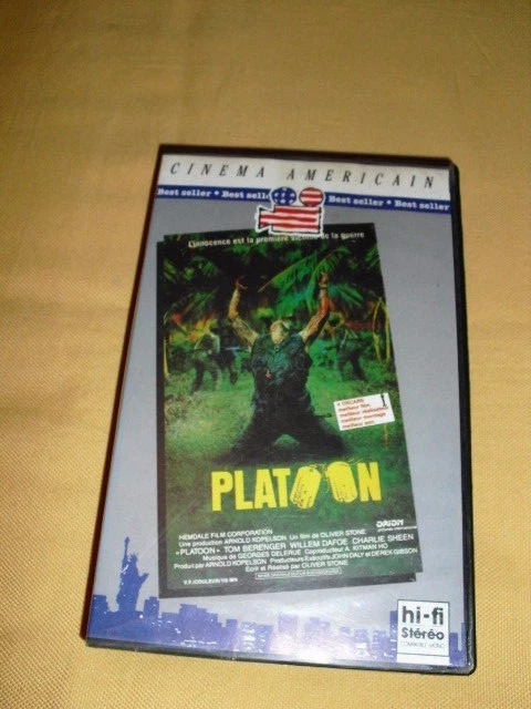 TOM BERENGER WILLEM Dafoe Charlie Sheen Oliver Stone VHS Platoon £9.77 - PicClick UK